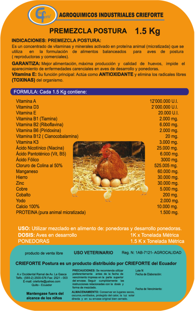 Productos – CRIEFORTE